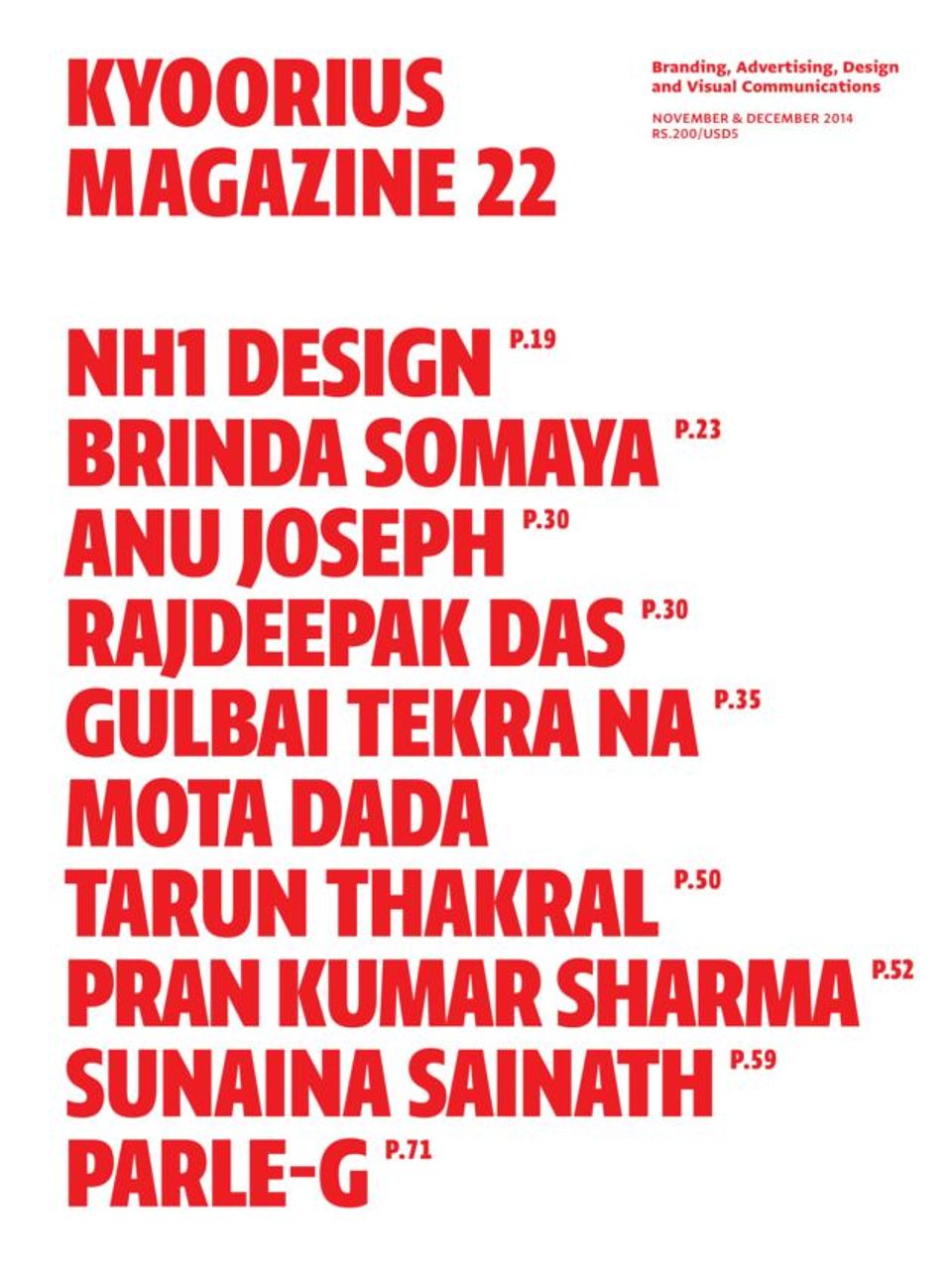 Get digital access to Kyoorius Magazine - November - December 2014 ...