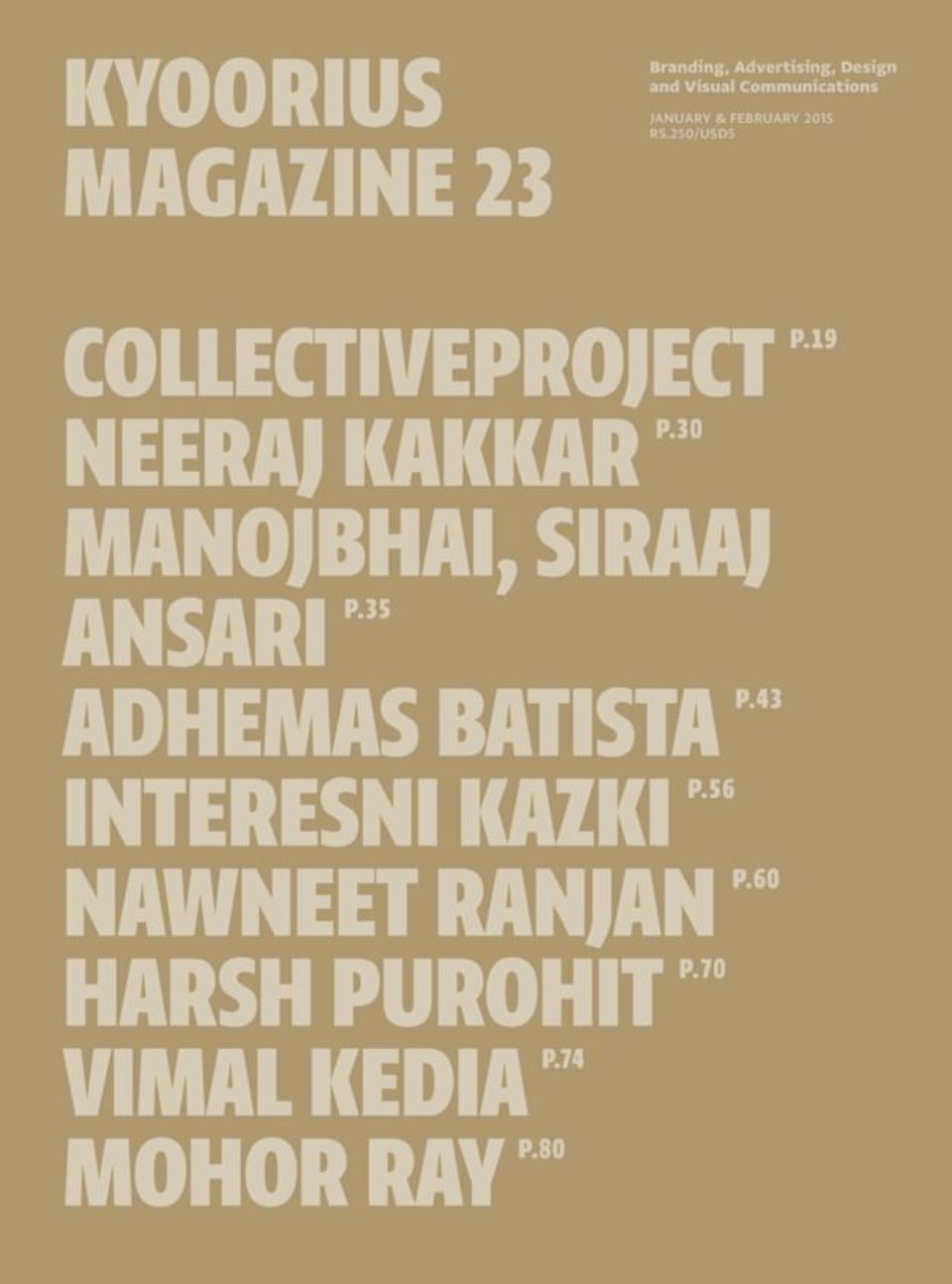 Get digital access to Kyoorius Magazine - January - February 2015 issue ...