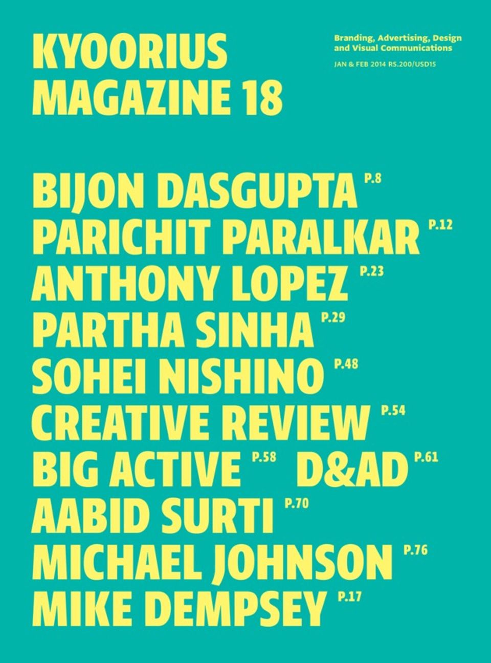 Get digital access to Kyoorius Magazine - January - February 2014 issue ...