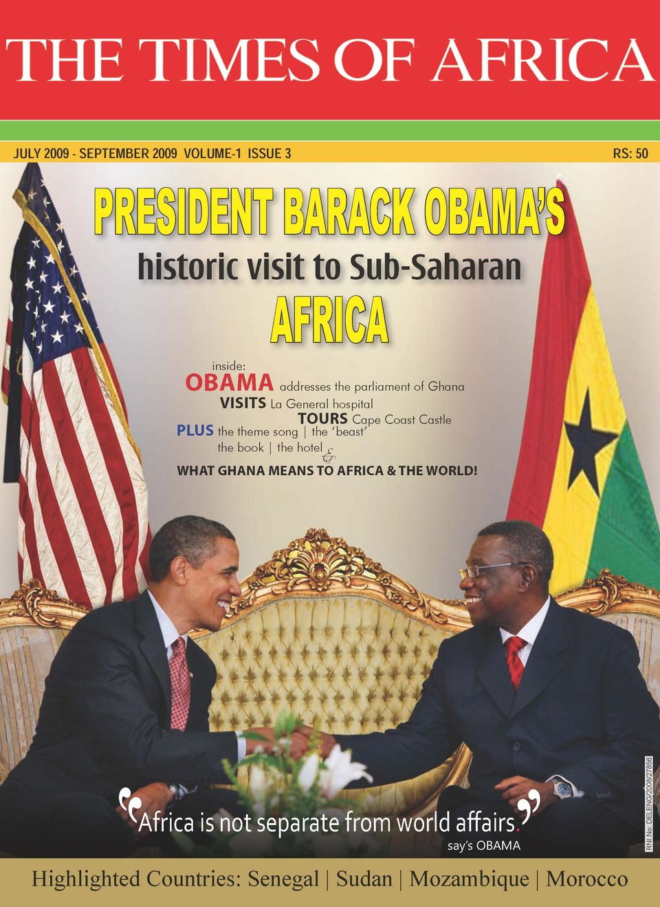 Get digital access to The Times Of Africa - July - 2009 issue | Magzter.com