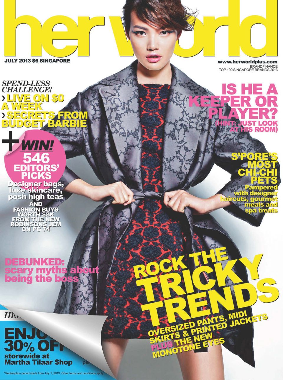 Her World Singapore July 2013 Magazine Get Your Digital Subscription