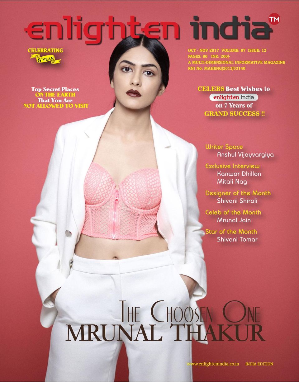 Get digital access to enlighten india - October - November 2017 issue | Magzter.com
