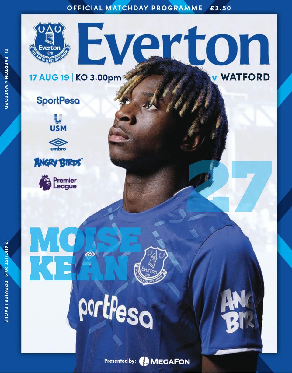 Get digital access to Everton Programmes - Everton v Watford issue ...