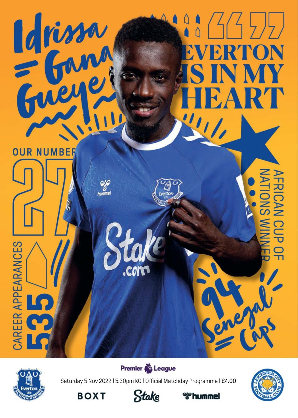 Get digital access to Everton Programmes - Everton v Leicester issue ...