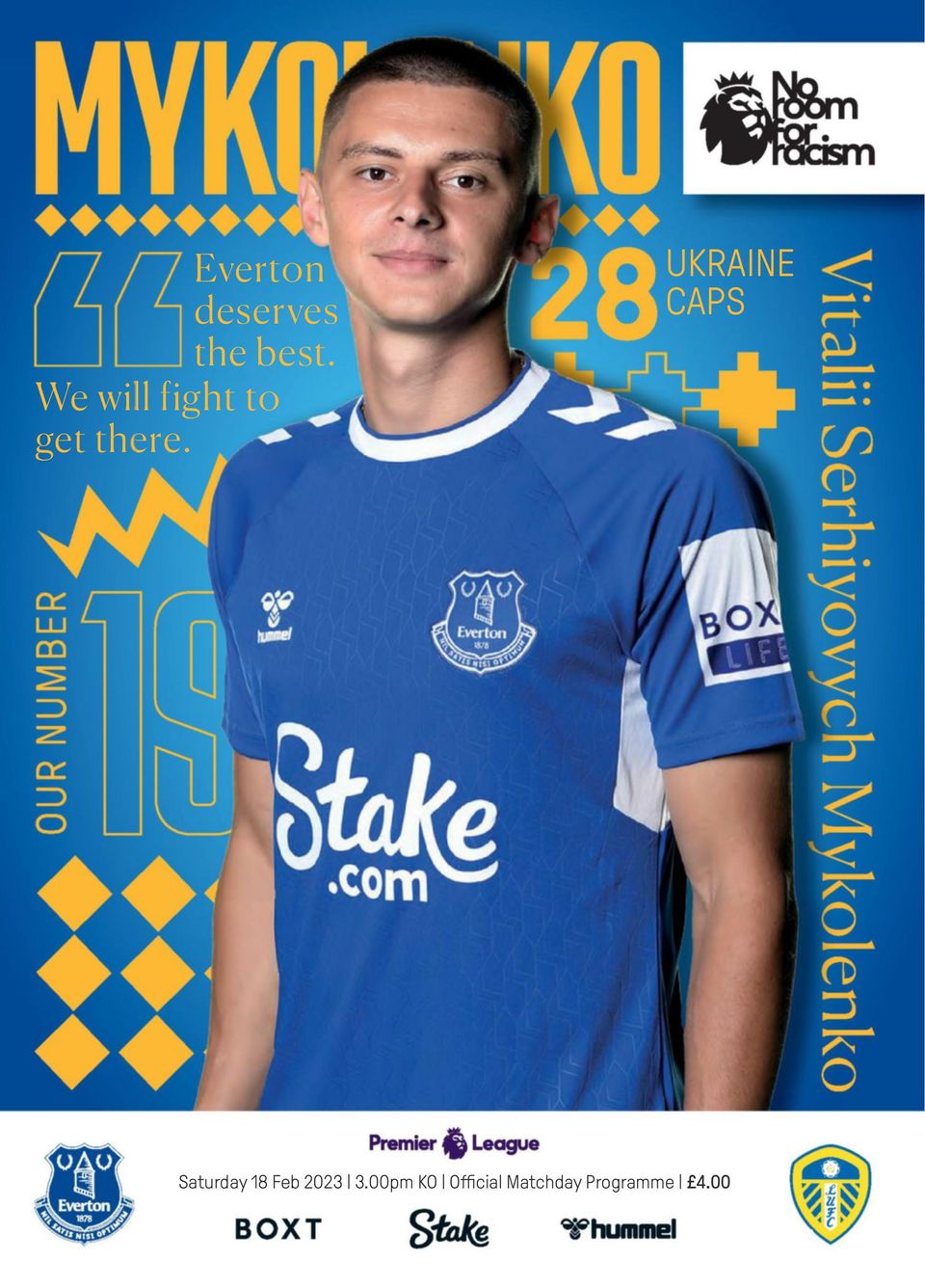 Everton Programmes-Everton v Leeds Magazine - Get your Digital Subscription