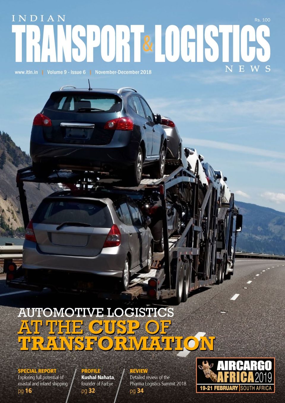 Get digital access to Indian Transport & Logistics News - November - December 2018 issue ...
