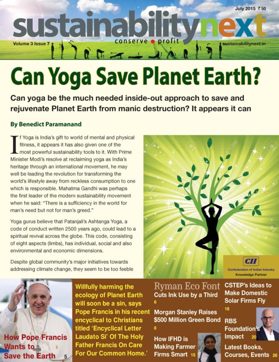 Get digital access to Sustainability Next - July 2015 issue | Magzter.com
