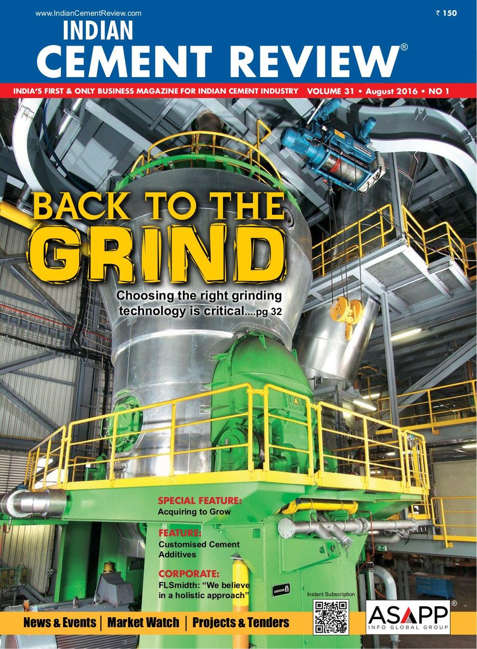 Get digital access to Indian Cement Review - August 2016 issue ...