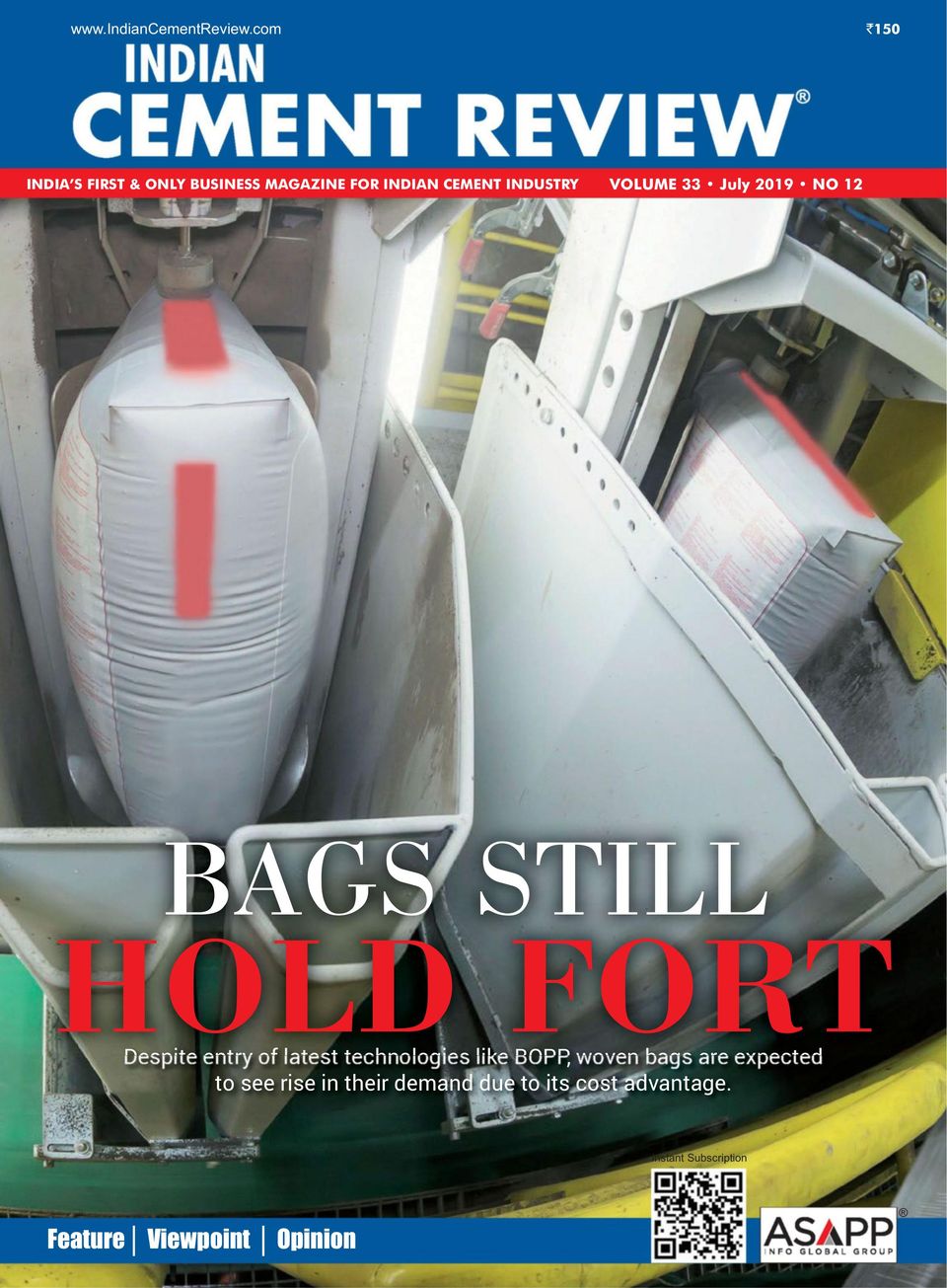 Get digital access to Indian Cement Review - July 2019 issue | Magzter.com