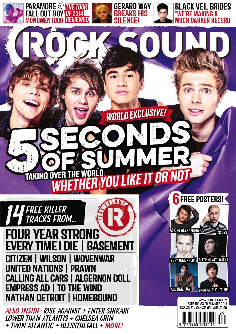 Rock Sound-Summer 2014 Magazine - Get your Digital Subscription
