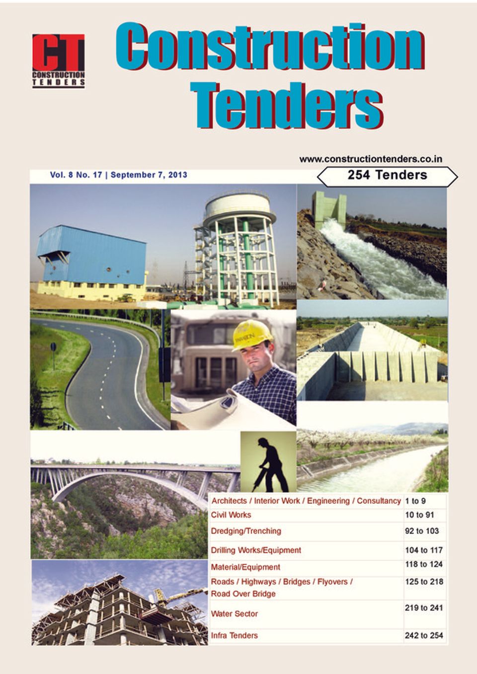 Construction Tenders-September 7, 2013 Magazine