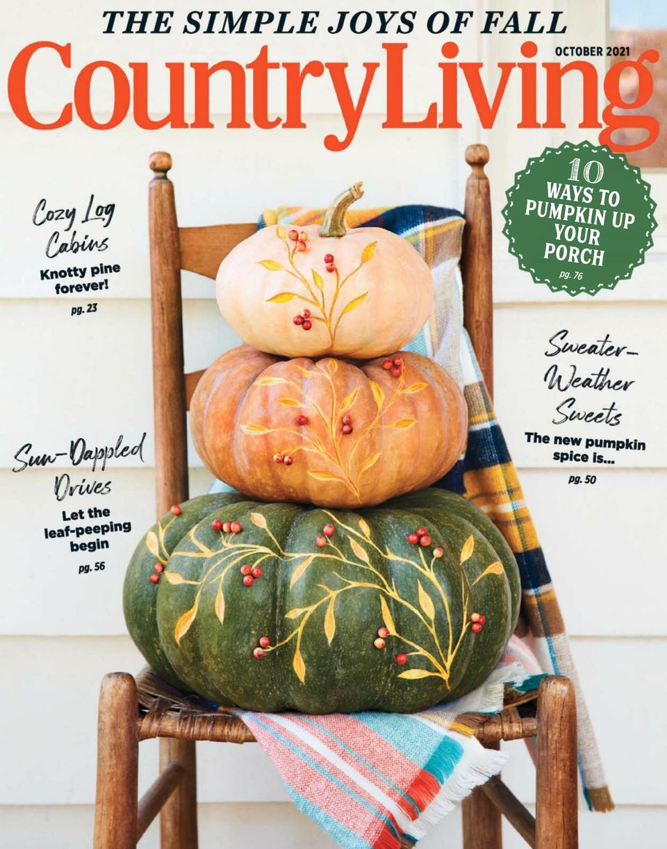 Get digital access to Country Living - October 2021 issue | Magzter.com