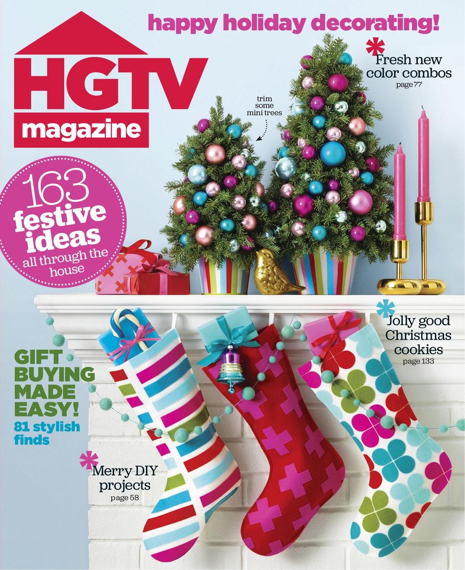 Get digital access to HGTV Magazine - December 2015 issue | Magzter.com