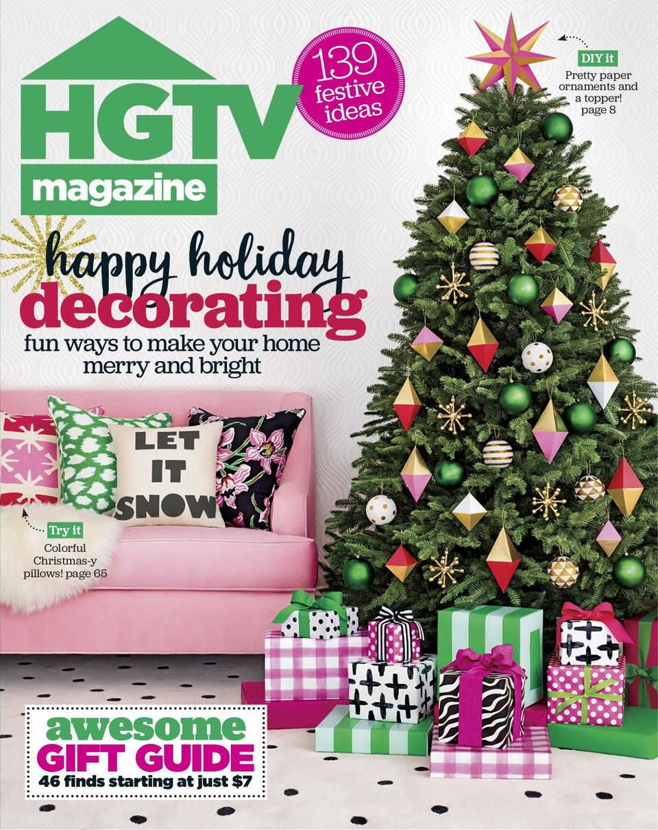 Get digital access to HGTV Magazine - December 2016 issue | Magzter.com