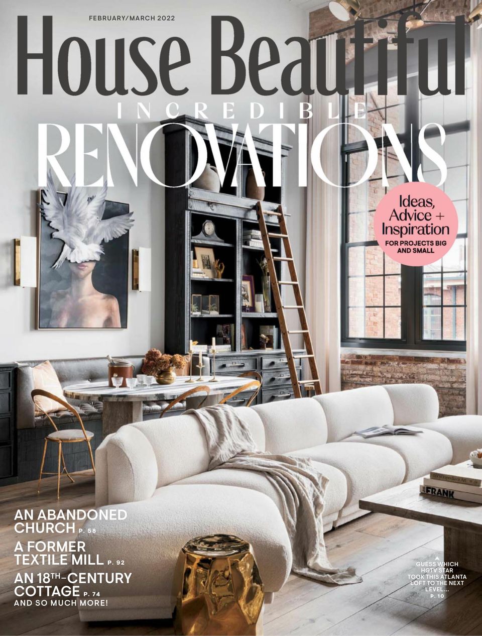 House Beautiful US-February - March 2022 Magazine