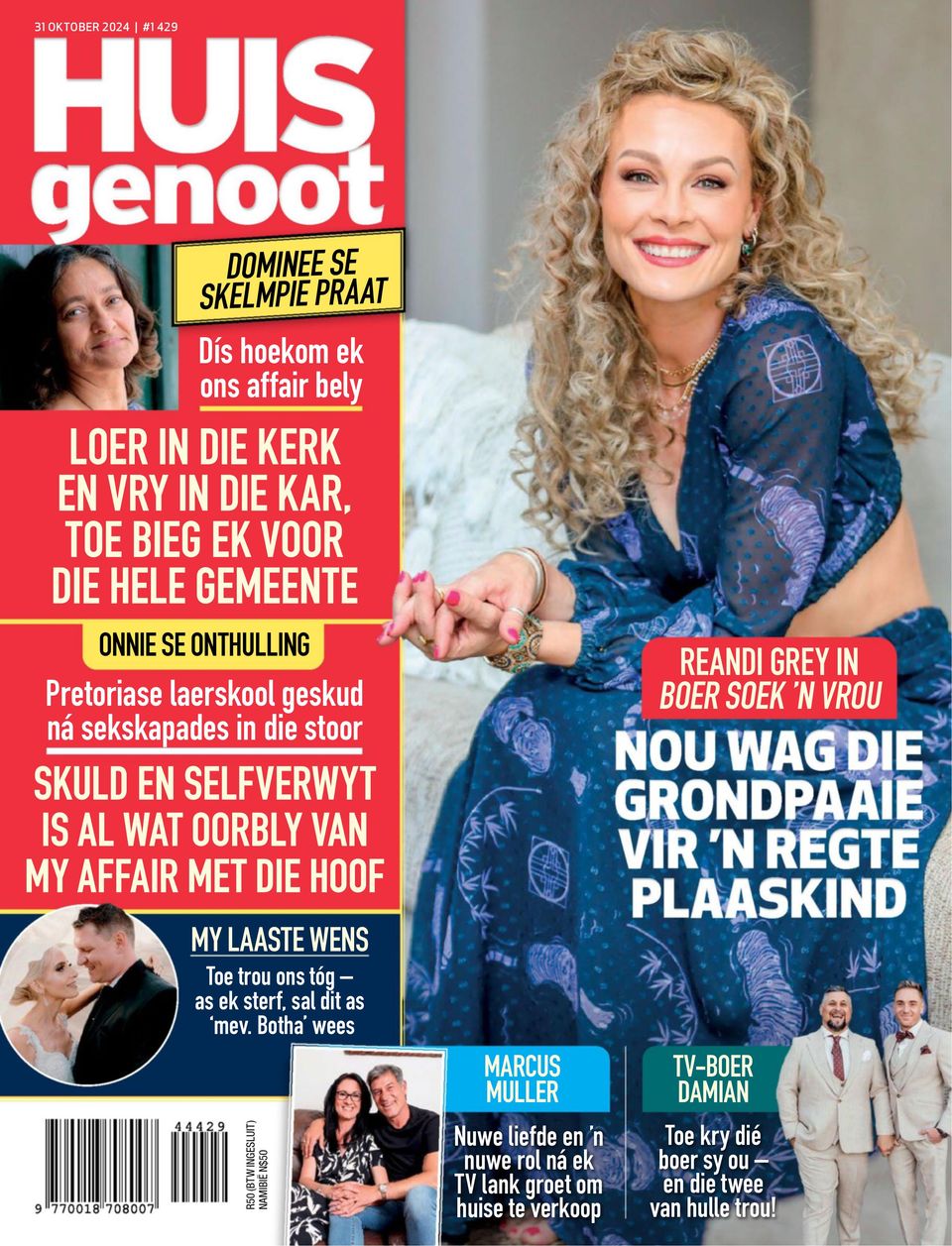 Get digital access to Huisgenoot - 31 Oktober 2024 issue | Magzter.com