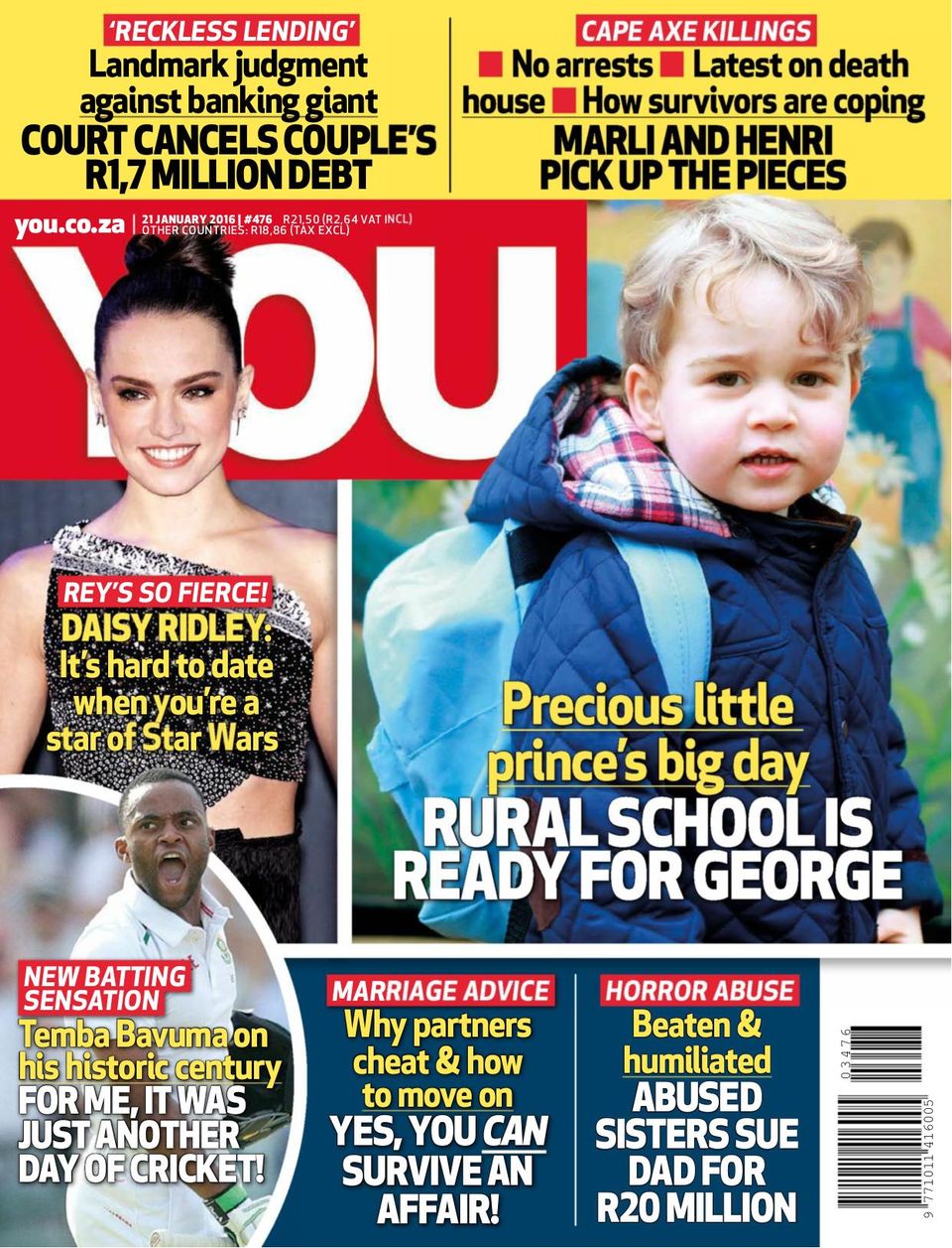 YOU South Africa-January 21 2016 Magazine - Get your Digital Subscription