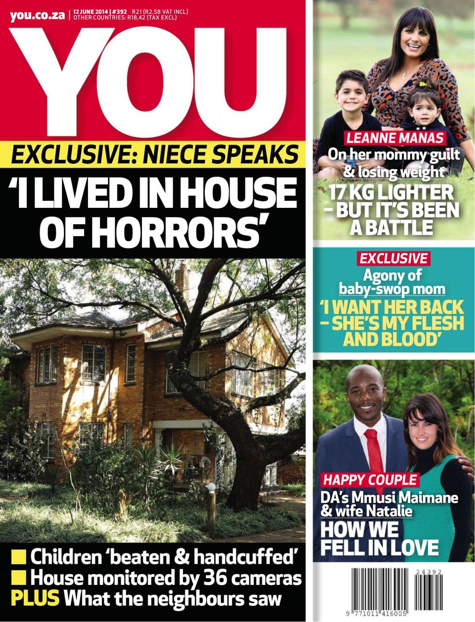YOU South Africa-June 12 2014 Magazine - Get your Digital Subscription
