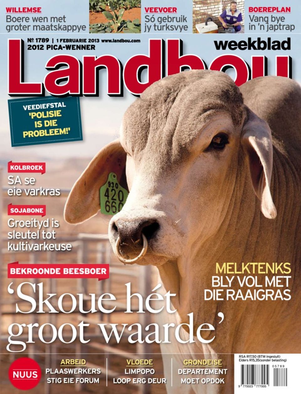 Get digital access to Landbouweekblad - 1 Februarie 2013 issue | Magzter.com