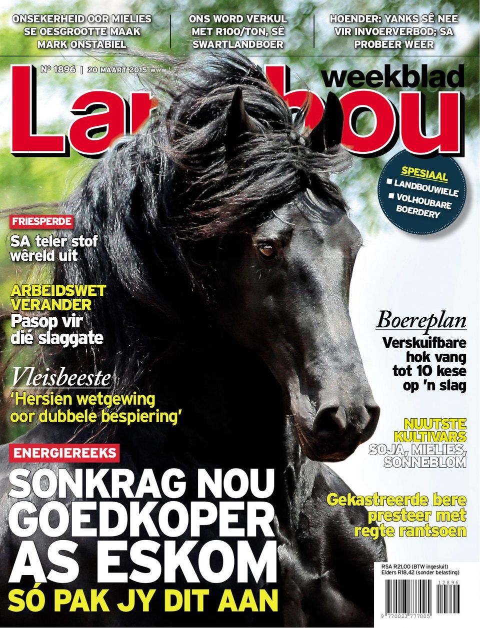Get digital access to Landbouweekblad - March 20 2015 issue | Magzter.com