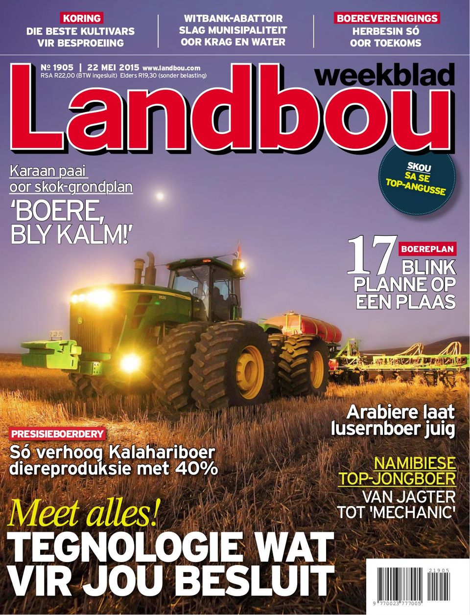 Landbouweekblad-May 22 2015 Magazine - Get your Digital Subscription