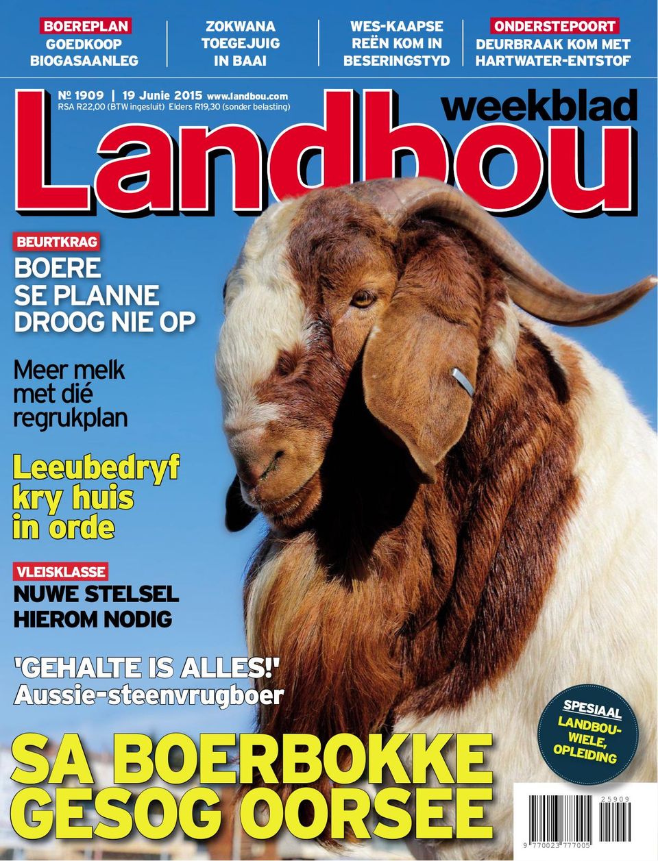 Landbouweekblad-June 19 2015 Magazine - Get your Digital Subscription