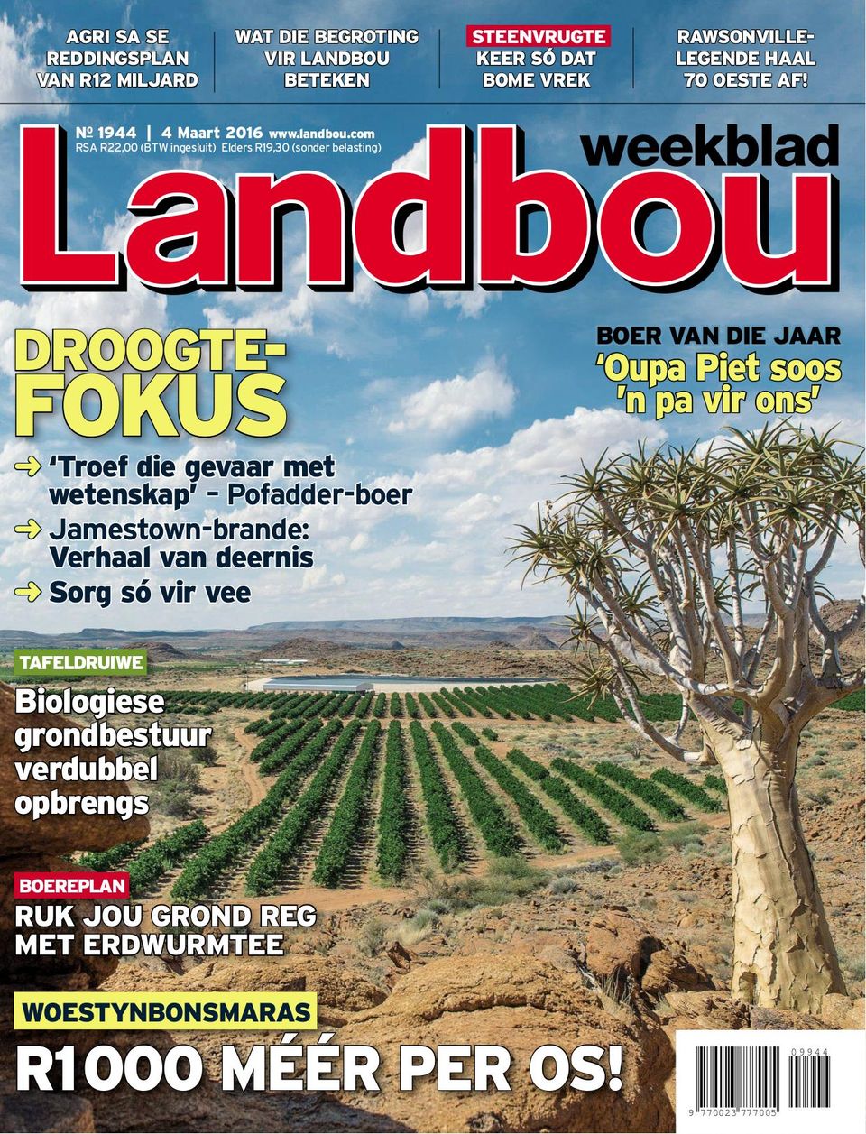 Get digital access to Landbouweekblad - March 04 2016 issue | Magzter.com