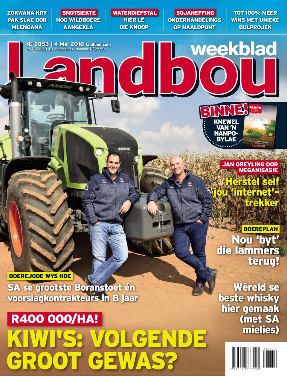 Landbouweekblad-May 04, 2018 Magazine - Get your Digital Subscription