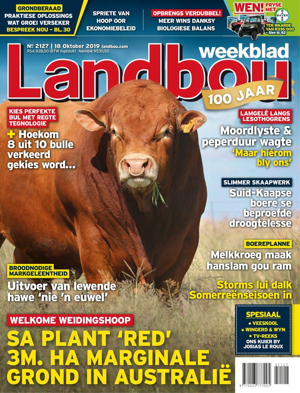 Get digital access to Landbouweekblad - 18 Oktober 2019 issue | Magzter.com