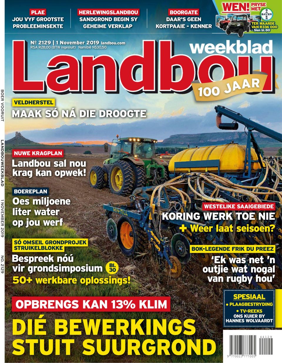Get digital access to Landbouweekblad - 1 November 2019 issue | Magzter.com