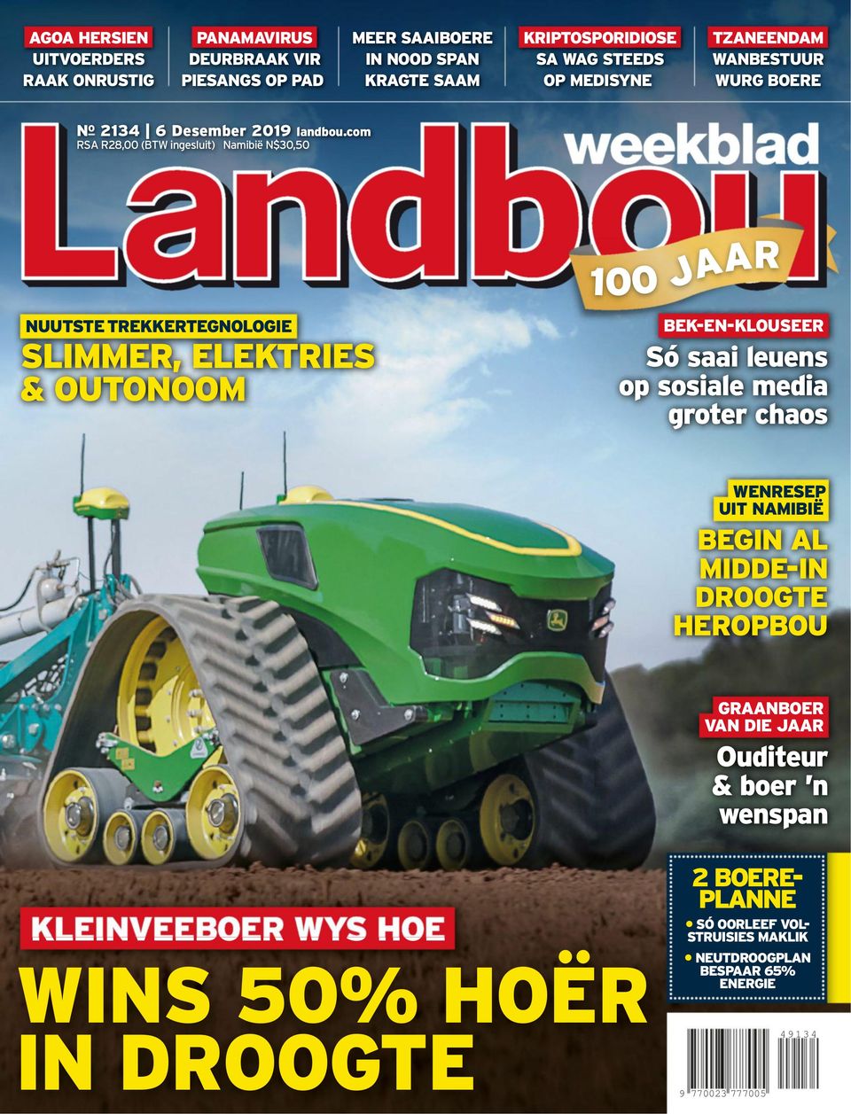 Get digital access to Landbouweekblad - 6 Desember 2019 issue | Magzter.com