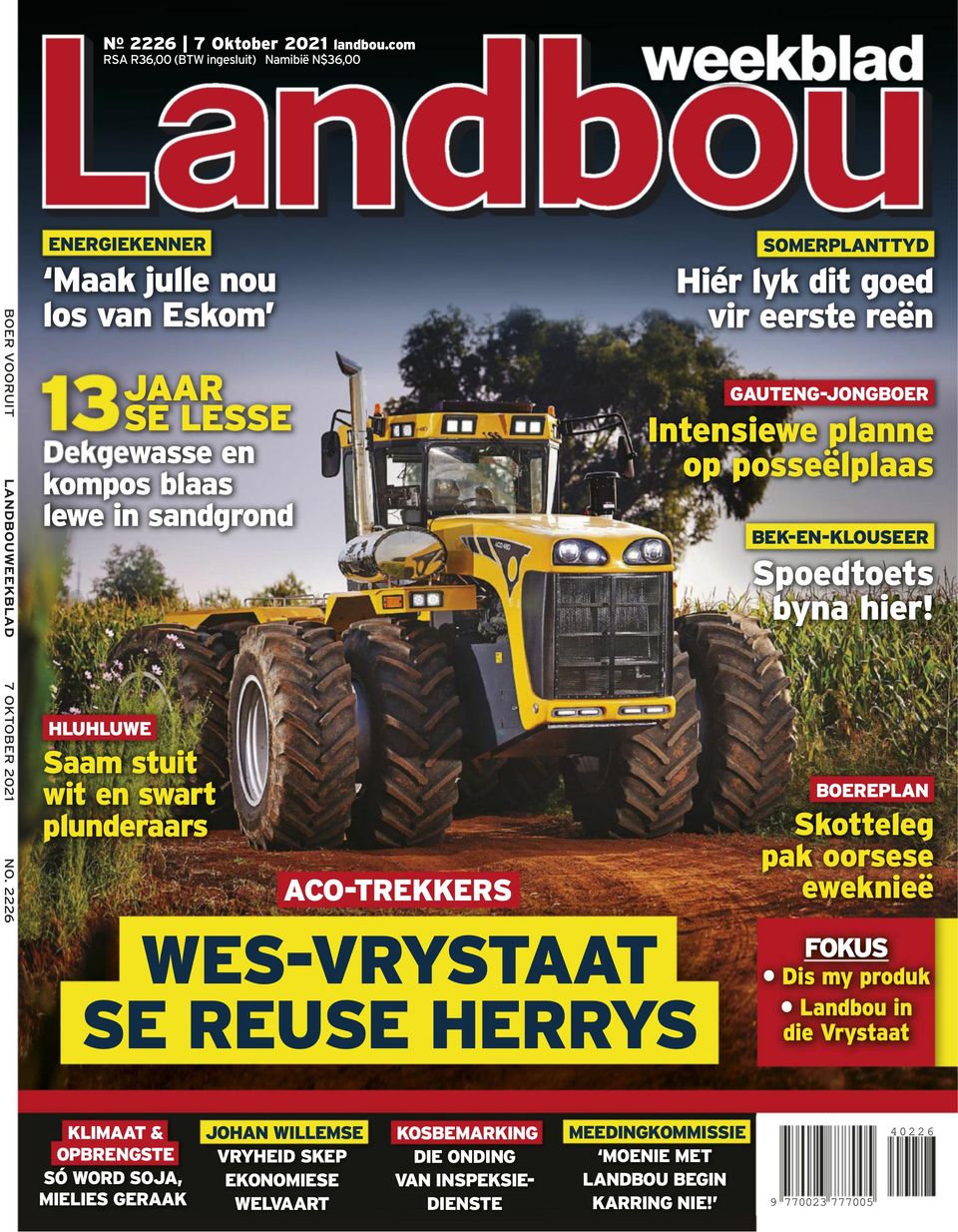 Landbouweekblad-7 Oktober 2021 Magazine - Get your Digital Subscription