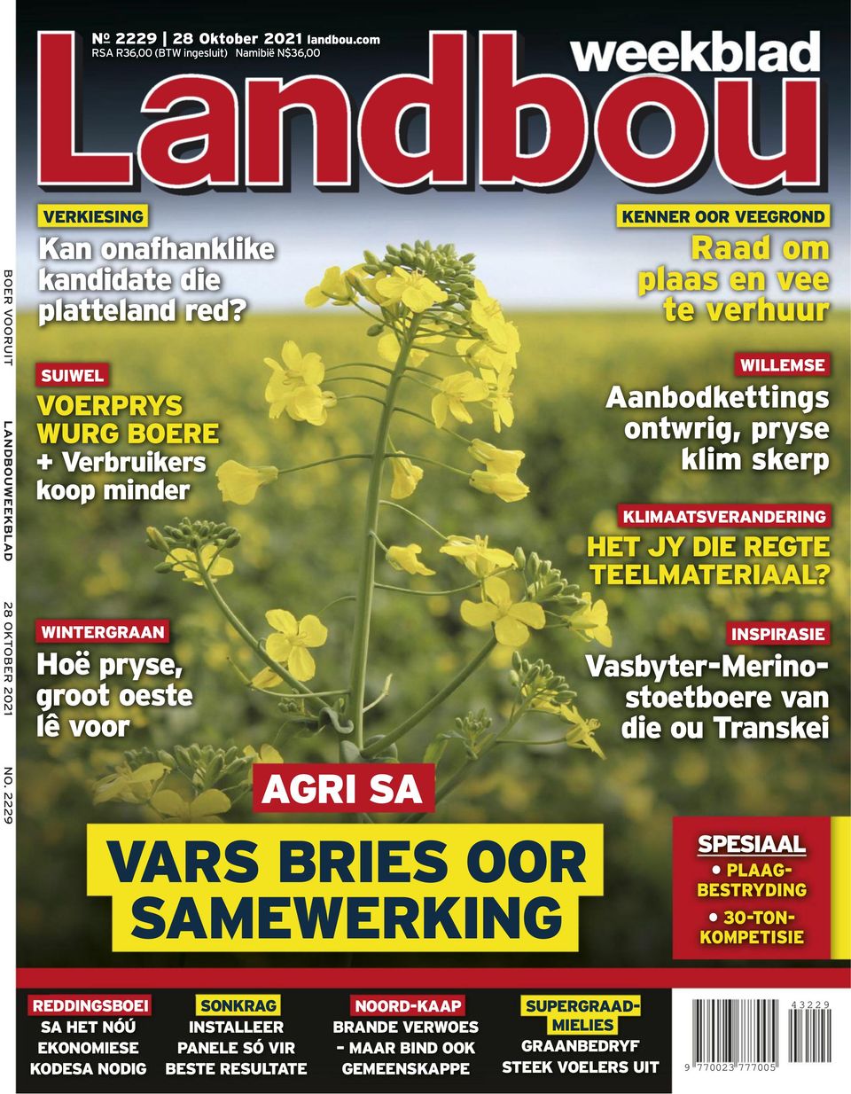 Get digital access to Landbouweekblad - 28 Oktober 2021 issue | Magzter.com