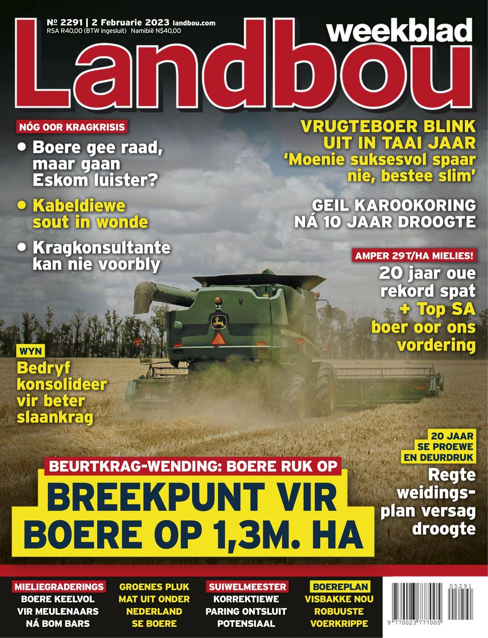 Get digital access to Landbouweekblad - 2 Februarie 2023 issue | Magzter.com