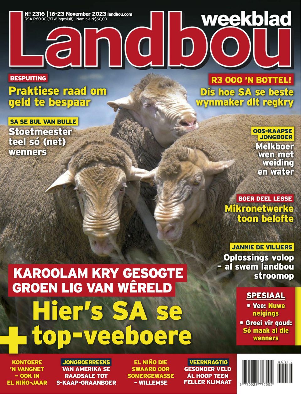 Get digital access to Landbouweekblad - 16 November 2023 issue | Magzter.com