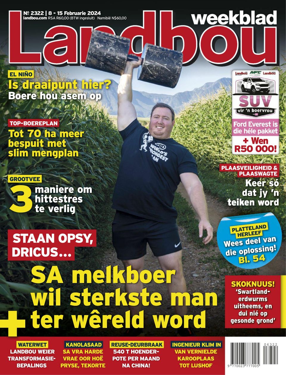 Get digital access to Landbouweekblad - 8 Februarie 2024 issue | Magzter.com