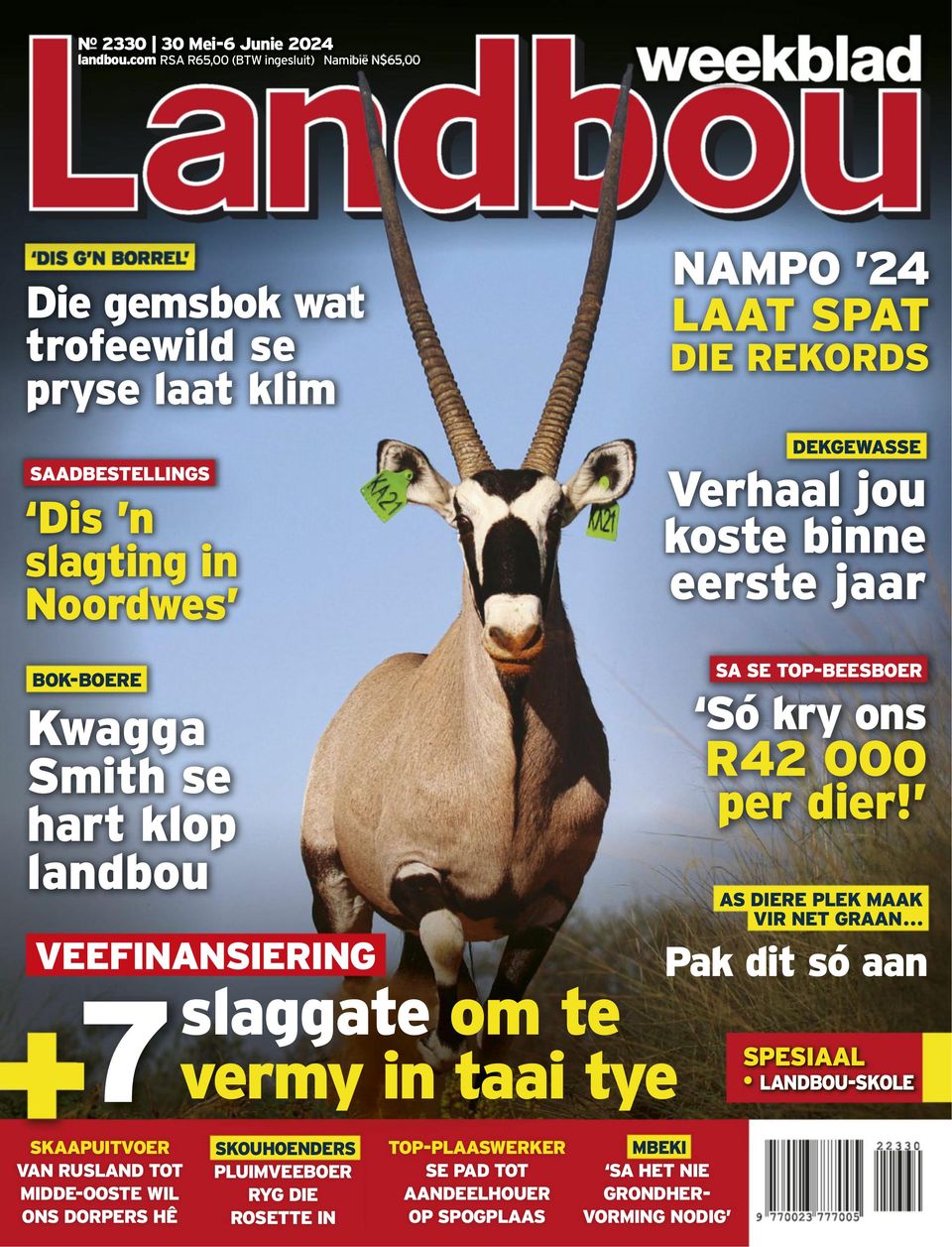 Get digital access to Landbouweekblad - 30 Mei 2024 issue | Magzter.com