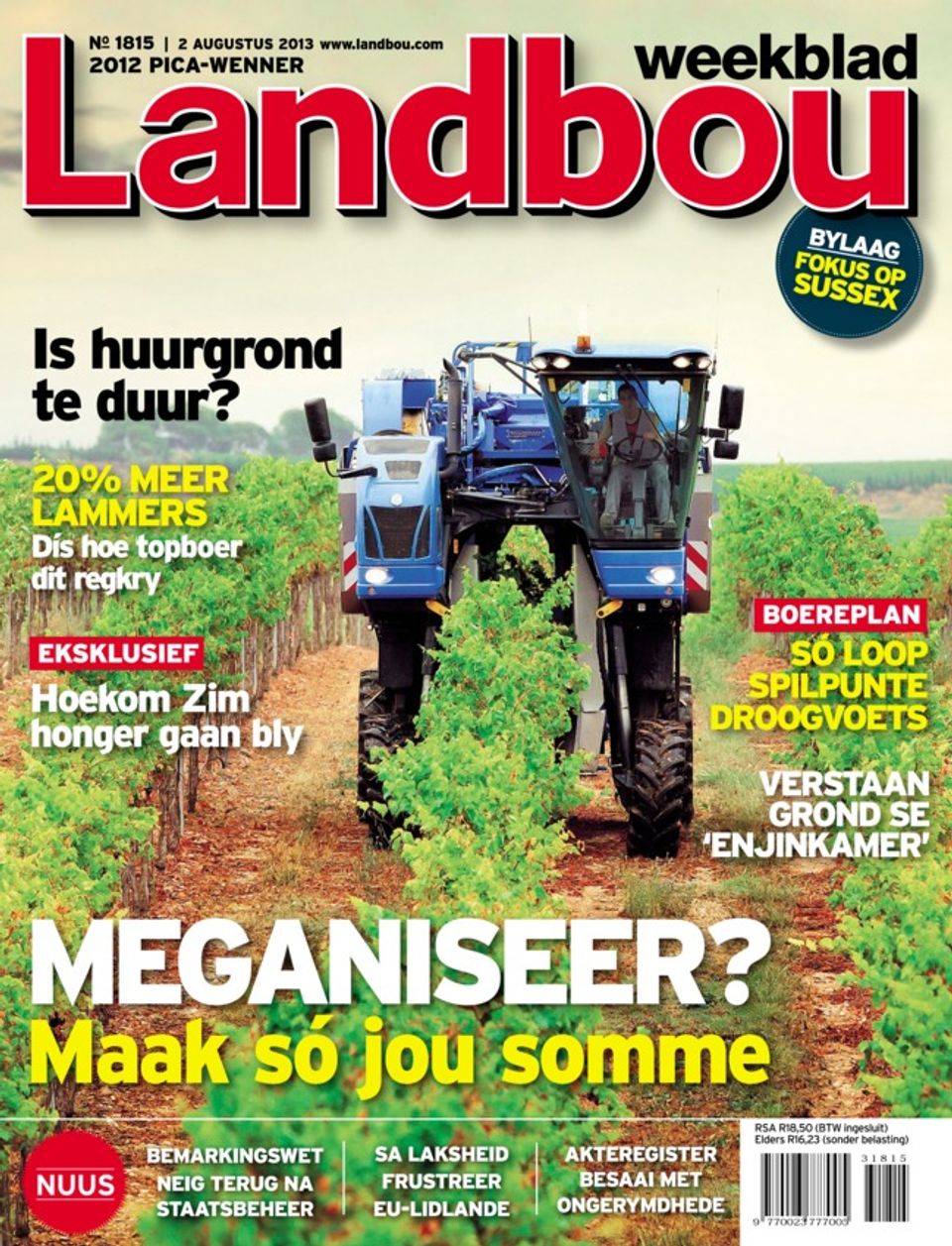 Get digital access to Landbouweekblad - August 02 2013 issue | Magzter.com