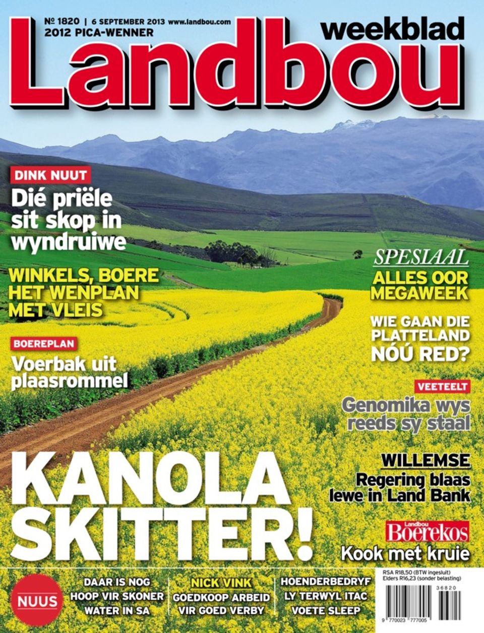 Landbouweekblad-September 06 2013 Magazine - Get your Digital Subscription