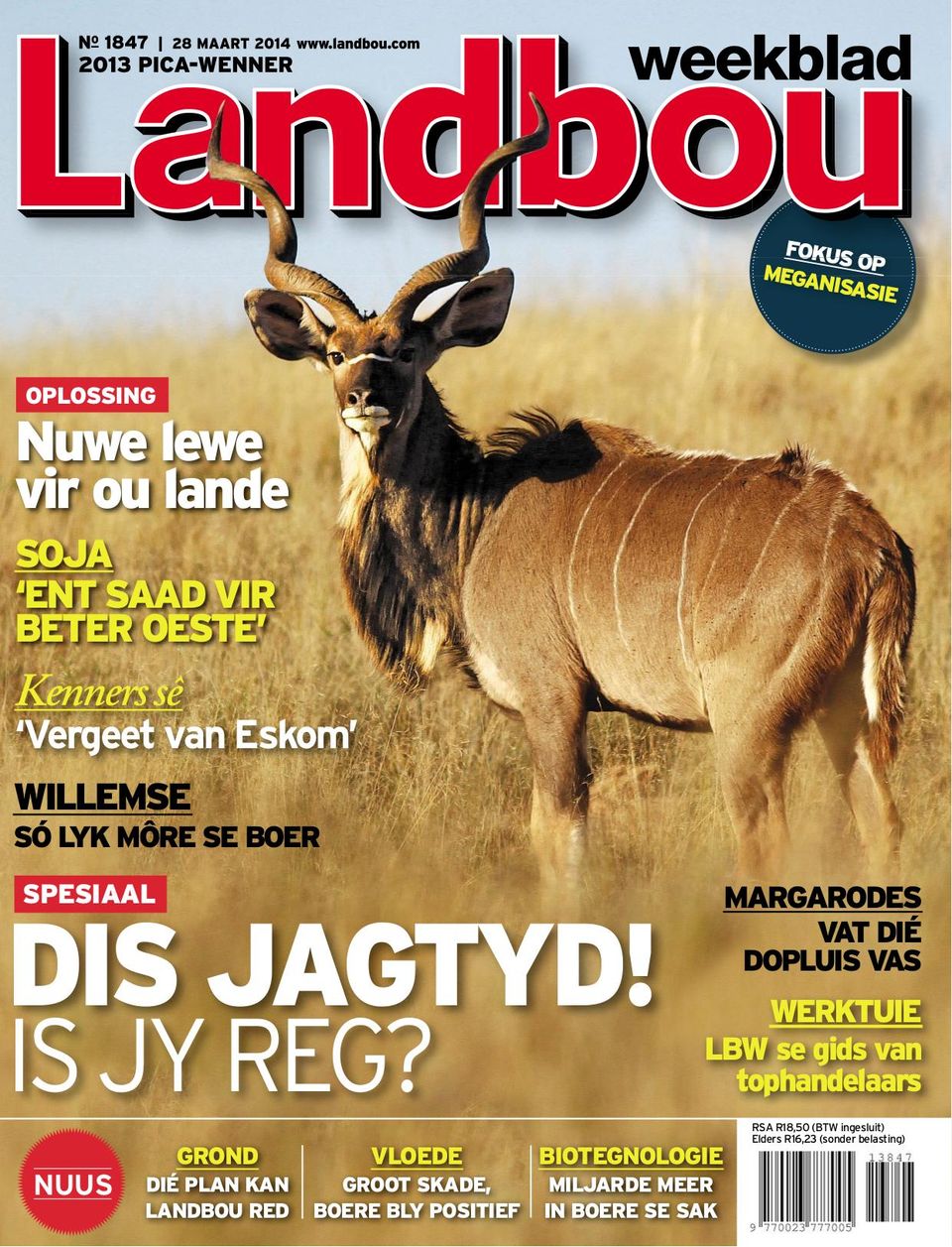 Get digital access to Landbouweekblad - March 28 2014 issue | Magzter.com