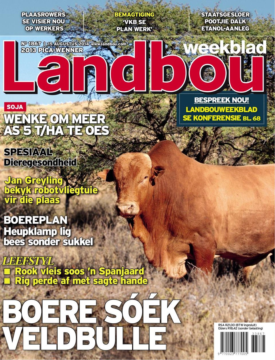 Landbouweekblad-August 15 2014 Magazine - Get your Digital Subscription
