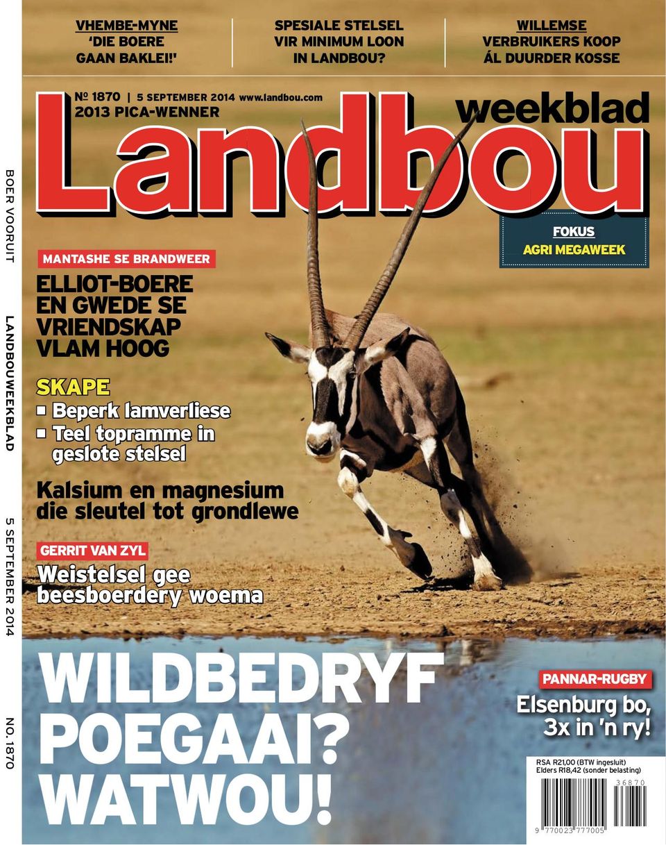 Get digital access to Landbouweekblad - September 05 2014 issue ...