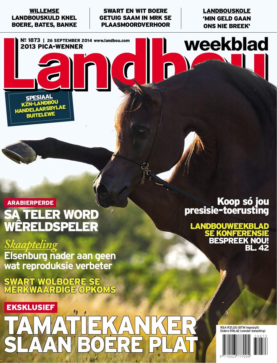 Landbouweekblad-September 26 2014 Magazine - Get your Digital Subscription