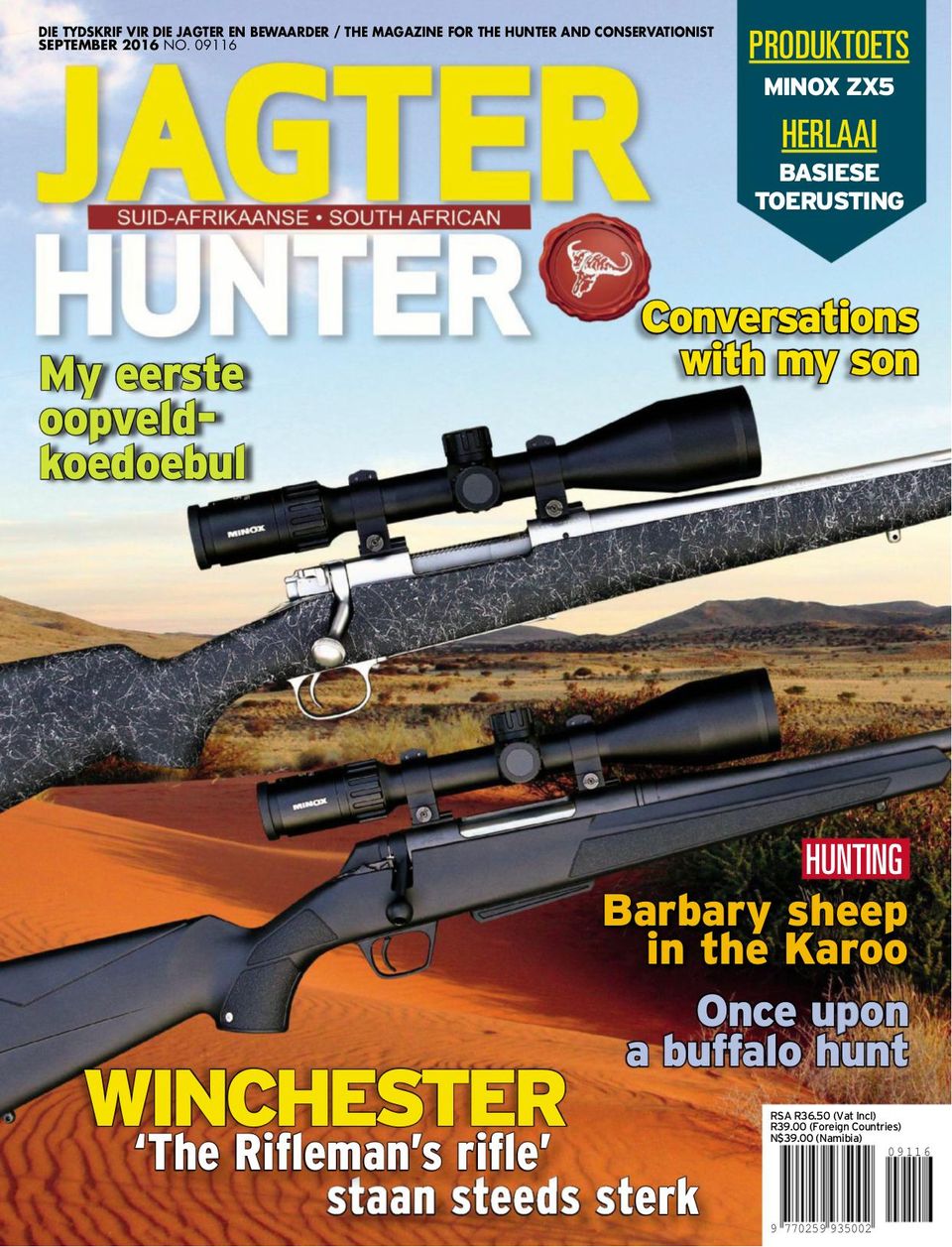 SA Hunter Jagter-September 2016 Magazine - Get your Digital Subscription