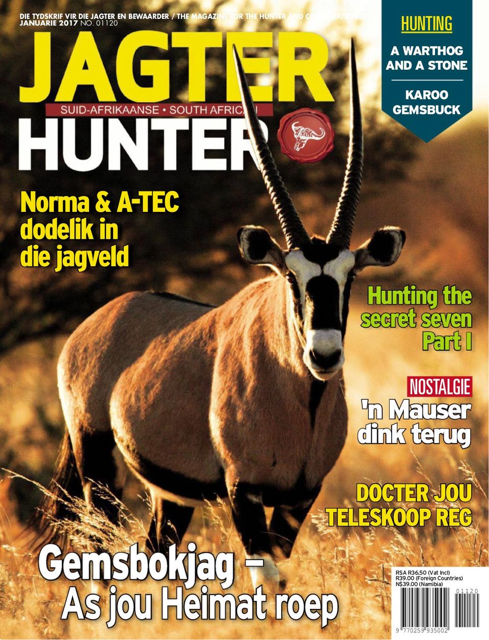 SA Hunter Jagter-Januarie 2017 Magazine - Get your Digital Subscription
