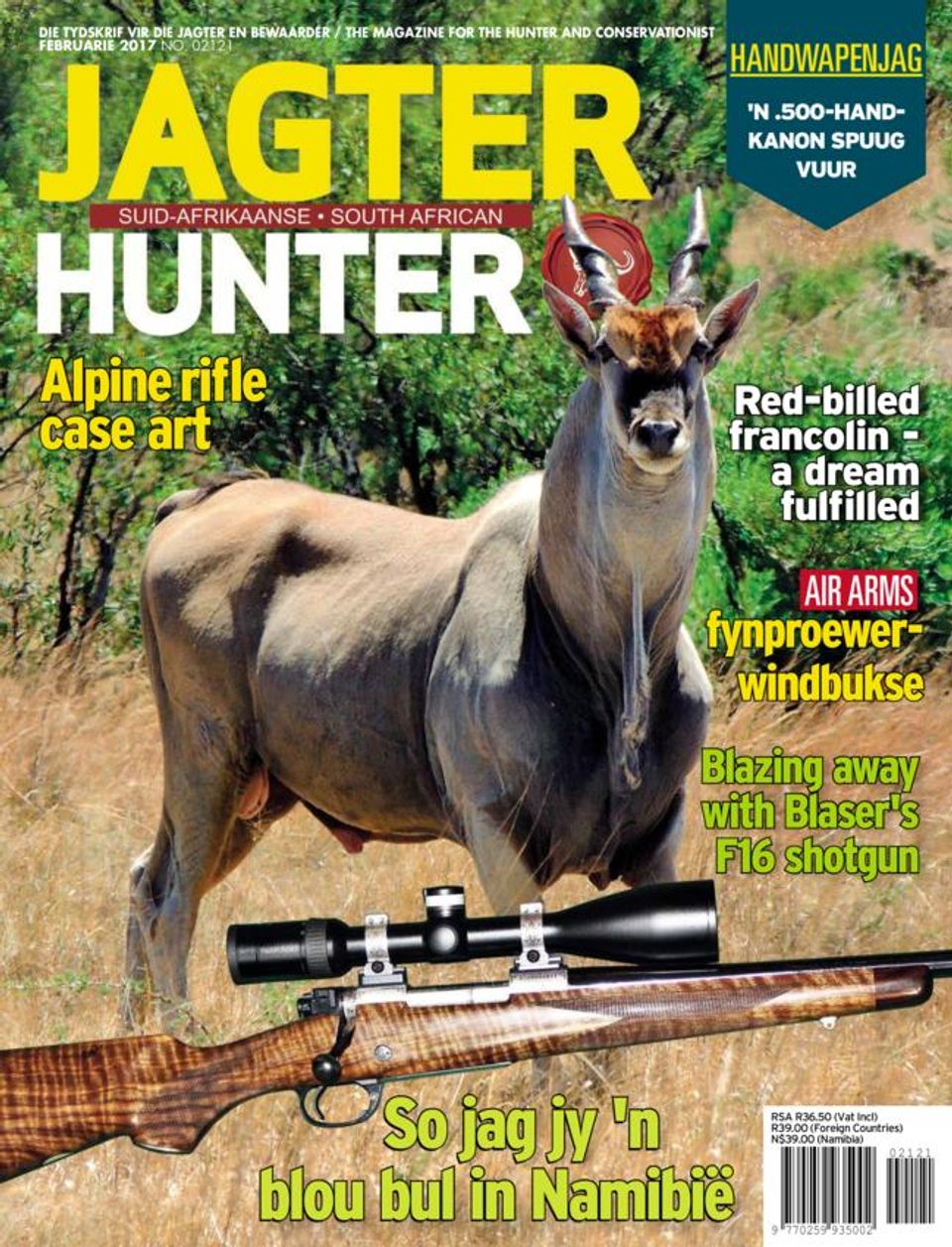 Get digital access to SA Hunter Jagter - Februarie 2017 issue | Magzter.com