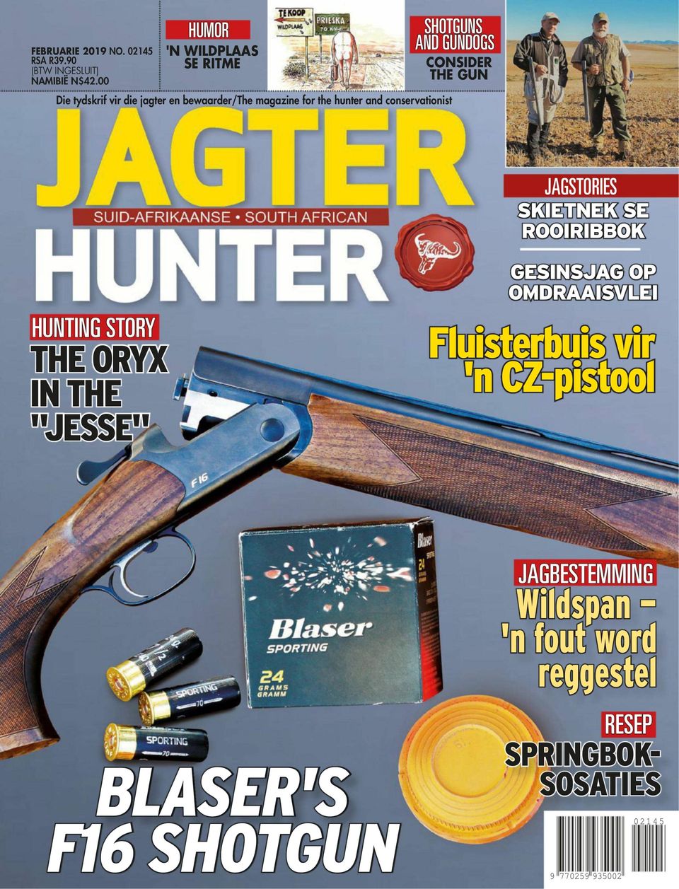 Get digital access to SA Hunter Jagter - Februarie 2019 issue | Magzter.com