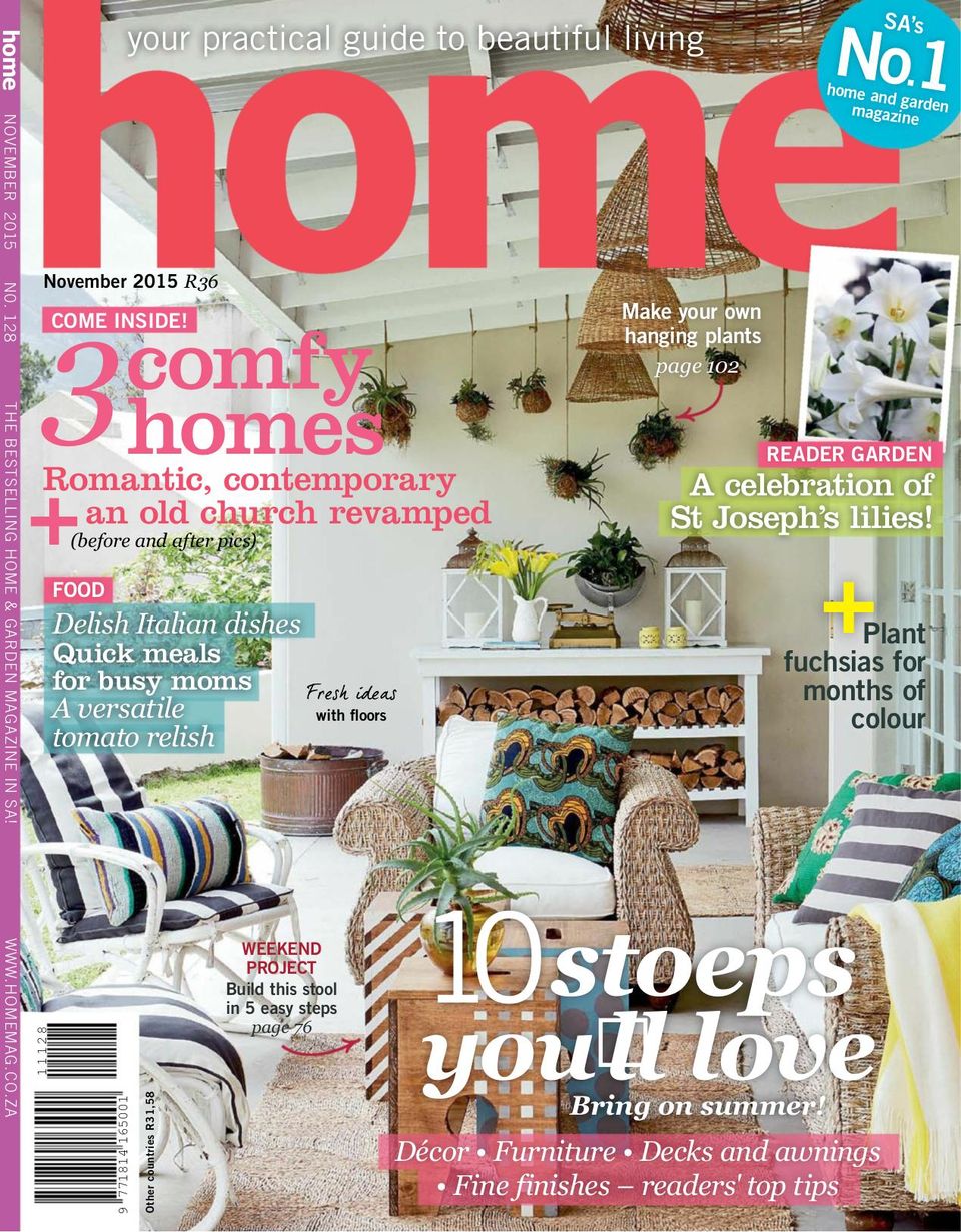 Get digital access to Home South Africa - November 2015 issue | Magzter.com
