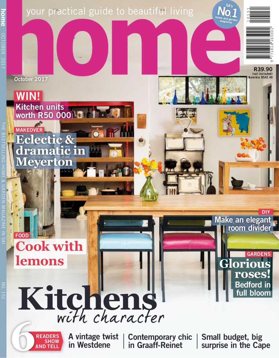 Get digital access to Home South Africa - October 2017 issue | Magzter.com