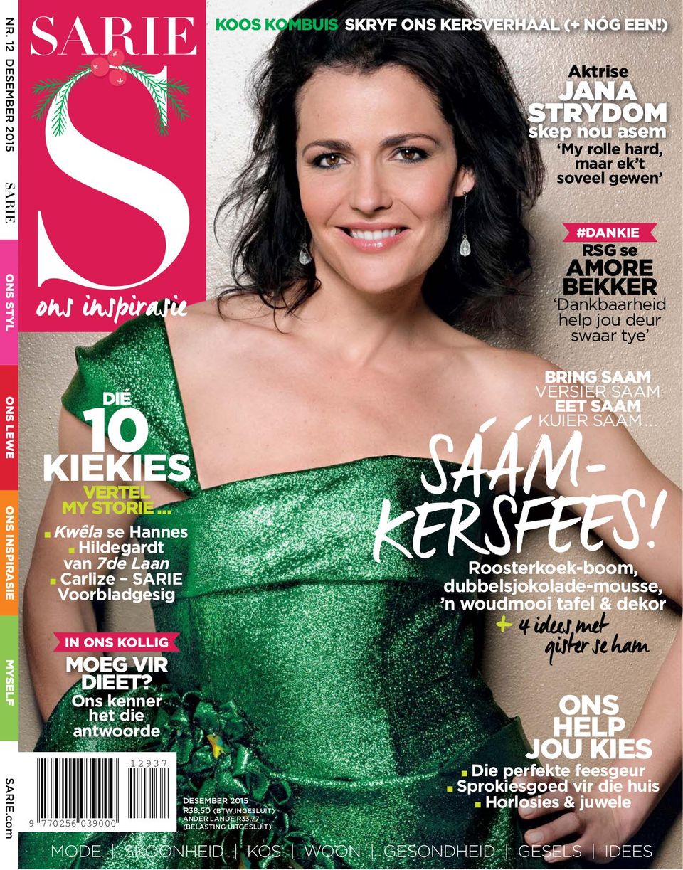 Get digital access to Sarie - December 2015 issue | Magzter.com